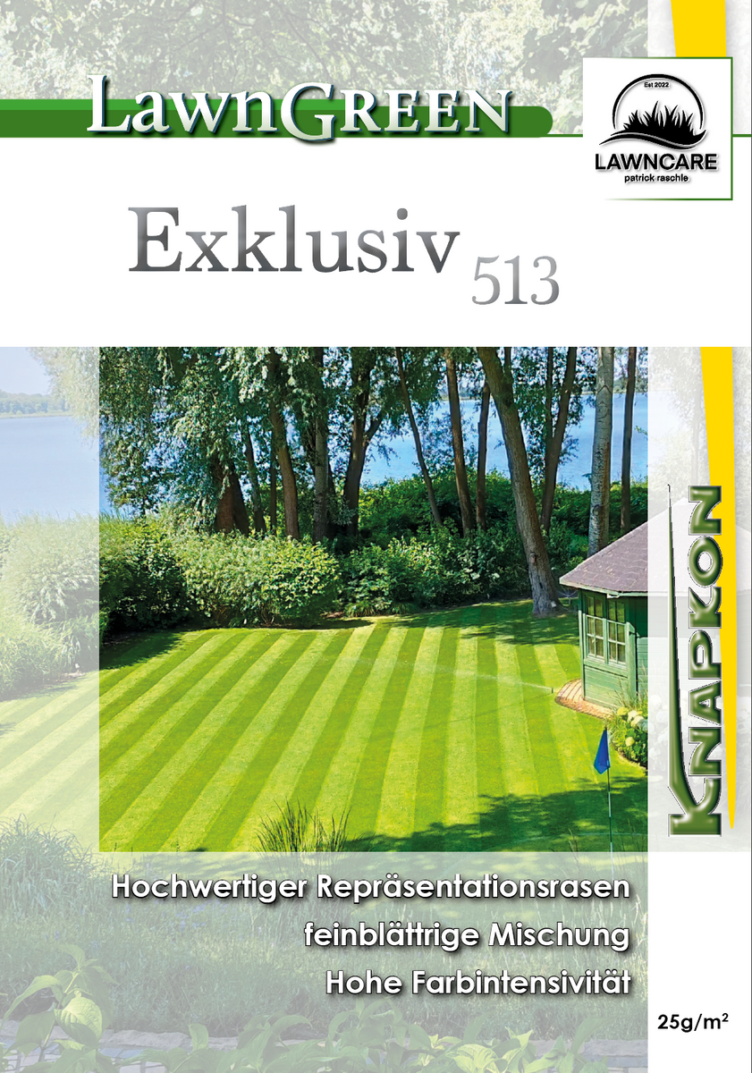 LawnGreen Exclusiv 513 Rasensamen – Knapkon